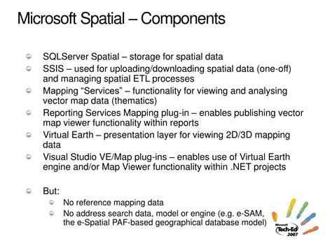 Ppt Microsoft Spatial Sql Server Spatial And Virtual Earth Powerpoint