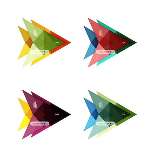 Premium Vector Vector Colorful Arrow Option Infographics Templates Set For Workflow Layout