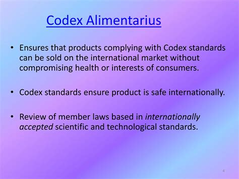 Codex Alimentarius Ppt PPTX