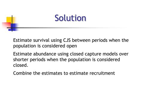 Ppt Brief Introduction To Robust Design Capture Recapture Powerpoint