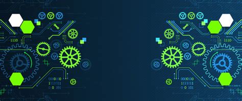 Abstract Technology Concept Computer Code Vector Image