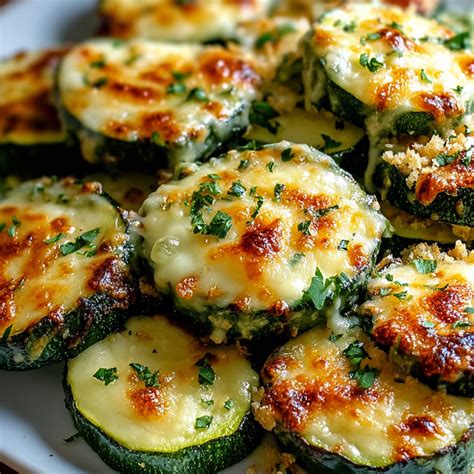 Baked Zucchini And Cheese Golden Bubbly Perfection