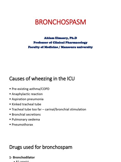 Bronchospasm Pdf Chronic Obstructive Pulmonary Disease Corticosteroid
