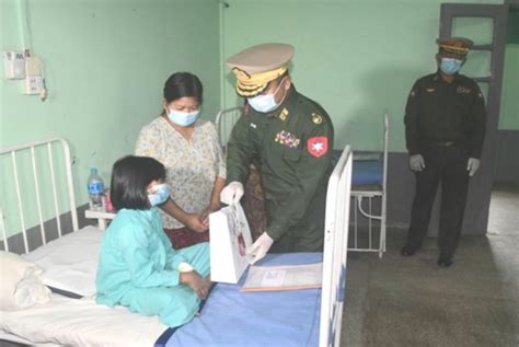 တပ်မတော်ဆေးရုံများ၌ သံဃာတော်များ၊ အရာရှိ၊ စစ်သည်၊ မိသားစုများနှင့် ဒေသခံ ပြည်သူများအား ကျန