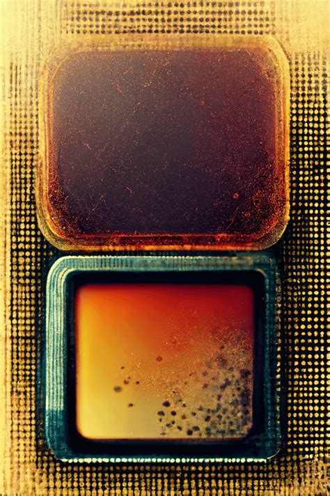 Cpu Under Microscope Software Electronics Detailed Rmidjourney
