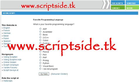 Stadvoting V191 Anket Scripti Wm Scripti Scripti Script Indir Php Script Indir Asp