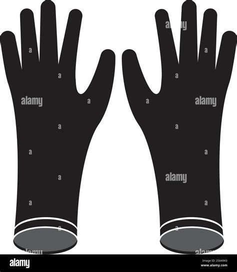 Medical Gloves Icon Vector Illustration Stock Vector Image And Art Alamy