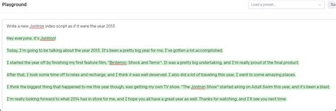 An Alternate Timeline Ai Generated Script Rjontron