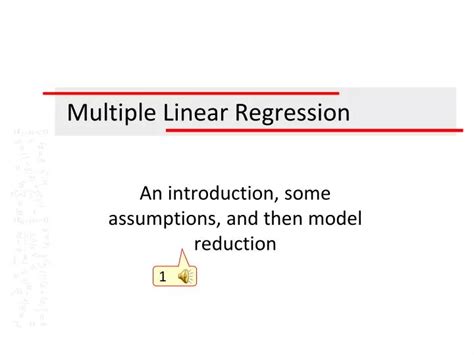 PPT Multiple Linear Regression PowerPoint Presentation Free Download ID 5567351