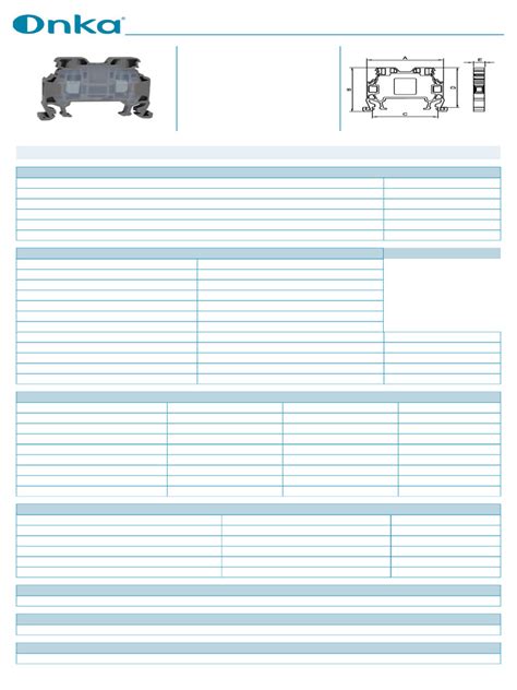 Mrk 2 5mm Screw Connection Rail Terminal Block Pdf Manufactured Goods Electrical Components