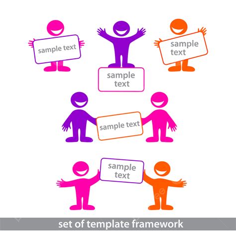 Set Template Framework Sample Communication Successful Photo Background