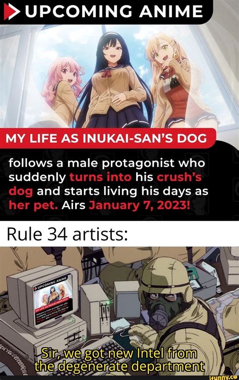Me My Life As Inukai Sans Dog Upcoming Anime Follows A Male Protagonist Who Suddenly Turns