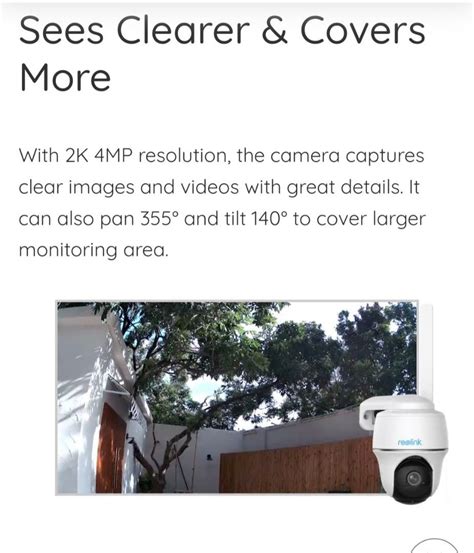 Reolink Go Pt Plus 2k 4mp Wireless 4g Pt Camera With Smart Detection Furniture And Home Living