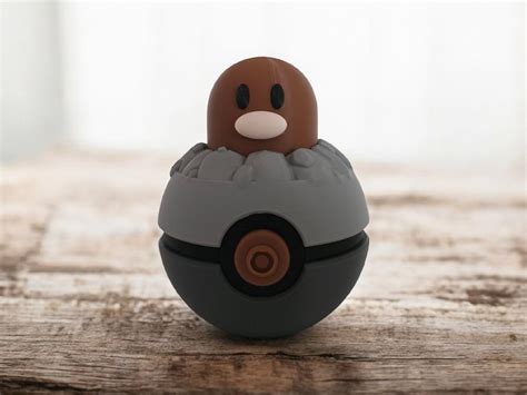 0050 Diglett Pokeball Multiparts By 3d Girl Makerworld