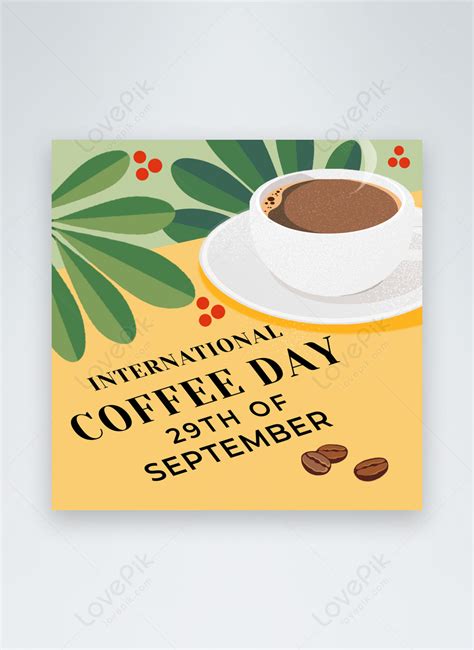 커피 일러스트 국제 커피 데이 Sns 이미지 사진 465513537 무료 다운로드