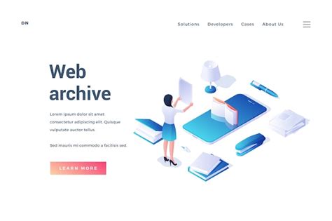 Premium Vector Isometric Design Of Website Template