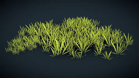 Gameready Asset Stylized Grass Vol 2 Buy Royalty Free 3d Model By