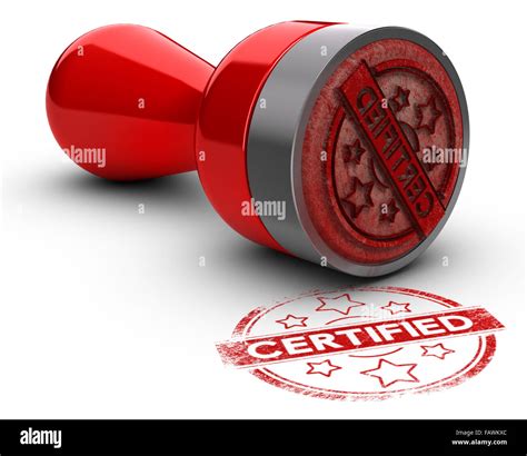 Certification Stamp Hi Res Stock Photography And Images Alamy