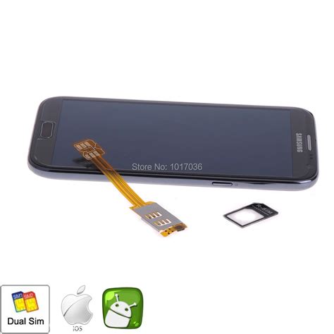 Dual Sim Card Adapter For Samsung Galaxy S S S Note Nokia Nexus Htc One M Xperia