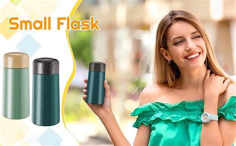 2 Pack 150ml Small Insulated Water Bottle Stainless Steel Mini Flask Vacuum Thermal Flask Cup