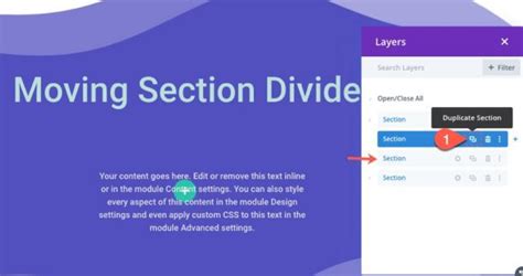 How To Create Section Divider Scroll Effects In Divi