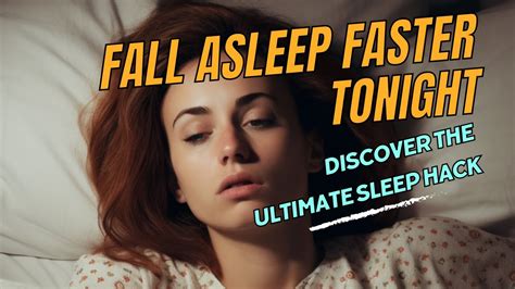 Fall Asleep Faster Tonight: Discover the Ultimate Sleep Hack! - YouTube