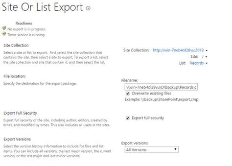 Sharepoint Backup And Restore Codeproject