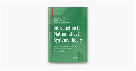 ‎introduction To Mathematical Systems Theory By Christiaan Heij André Cm Ran And Frederik Van