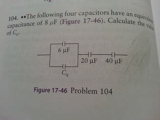 Solved Two Ends Of The Capacitor Configuration In Problem Chegg Com