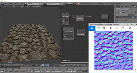 normal map not working instead of bumps its showing cracks r blenderhelp