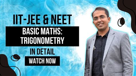 P22 Basic Maths Trigonometry Iit Jee Neet Youtube