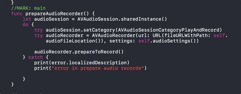 Swift3 Prepare File In Audio Recorder With Swift 3 Ios 10 Stack