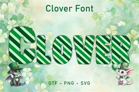 Clover Font By Holly Design · Creative Fabrica
