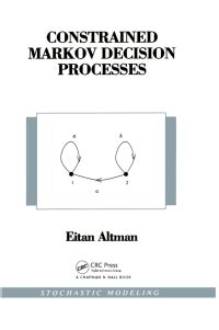 Constrained Markov Decision Processes St Edition VitalSource