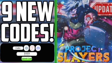 UPDATE PROJECT SLAYERS CODES CODE PROJECT SLAYER CODES FOR PROJECT SLAYER YouTube