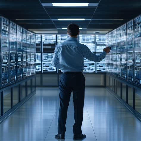 Security Analyst Monitoring Threats And Implementing Cybersecurity