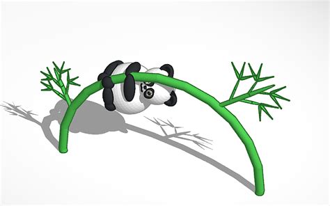 3d Design Panda Tinkercad
