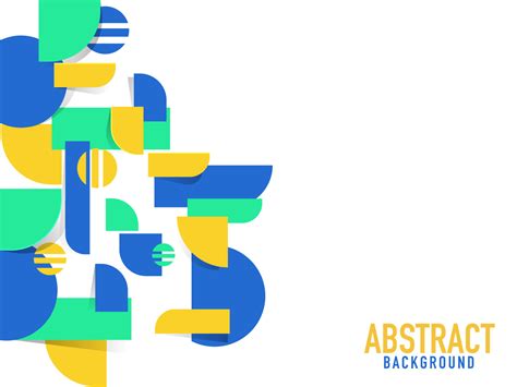 Abstract Geometric Style Colorful Design For Abstract Background