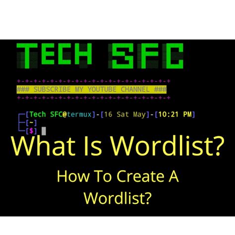 How To Create A Wordlist On Termux
