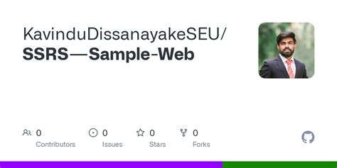 Github Kavindudissanayakeseussrs Sample Web