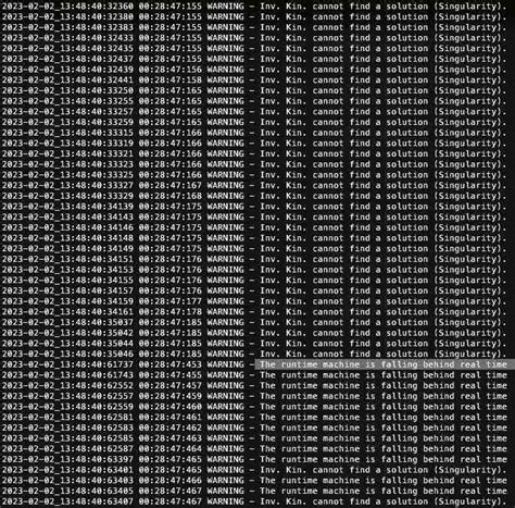 Getinversekinhassolution Script Function Is Flooding Urcontrol