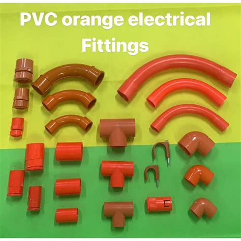 Wholesale Electrical Pipe Connector Flexible Pvc Orange Fittings Tee