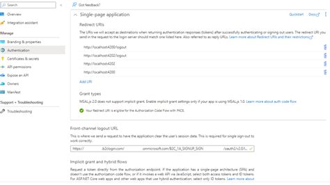 Question Single Sign Out In Azure Ad B2c Using Custom Policies Not