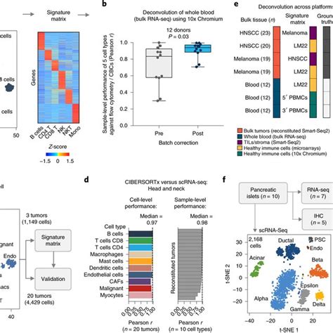 Bulk Tissue Deconvolution With Single Cell Reference Profiles A Left Download Scientific