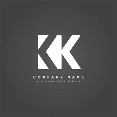 Kk Logo Vector Images And Graphics For Commercial Use Vectorstock