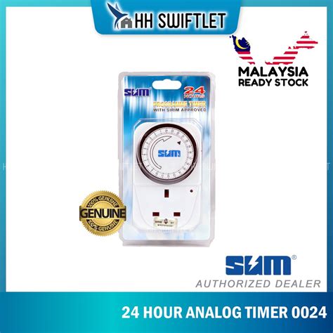 Sum 24 Hours Analog Timer 3 Pins Plug Shopee Malaysia