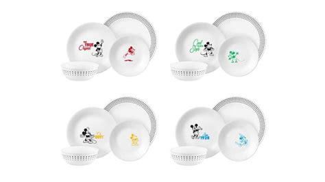 Must Have Corelle 16 Piece Mickey Mouse Dinnerware Set Chip And Company