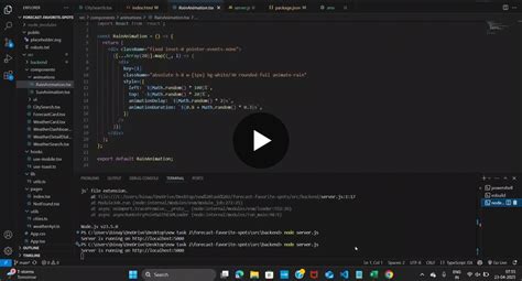 Webdevelopment Reactjs Nodejs Weatherapp Apiintegration
