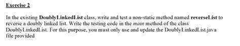 Solved Package Linkedlists A Basic Doubly Linked Chegg