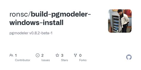 GitHub Ronsc Build Pgmodeler Windows Install Pgmodeler V Beta